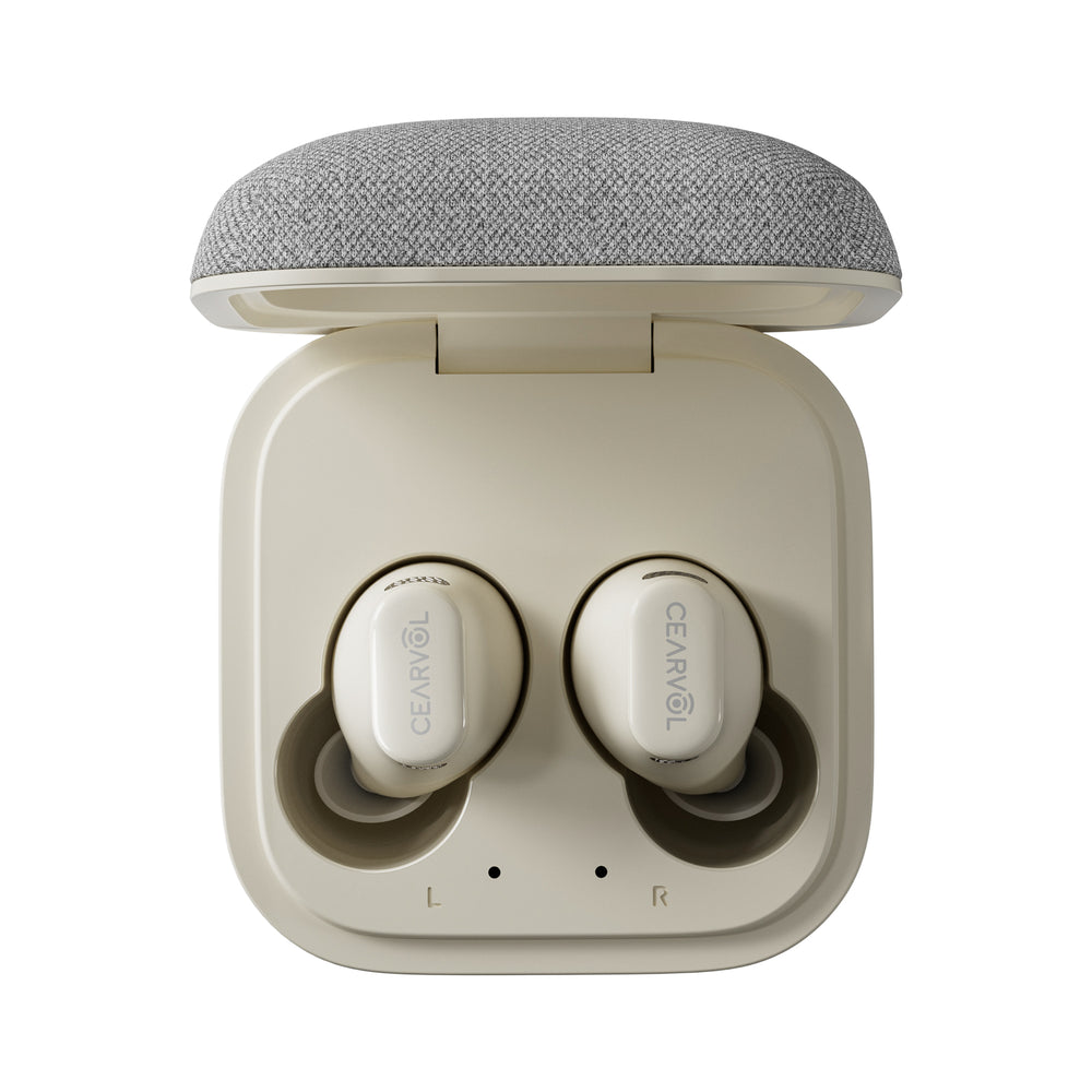 Cearvol Wave Lite AI Hearing Aids with Fabric Case - Starlight
